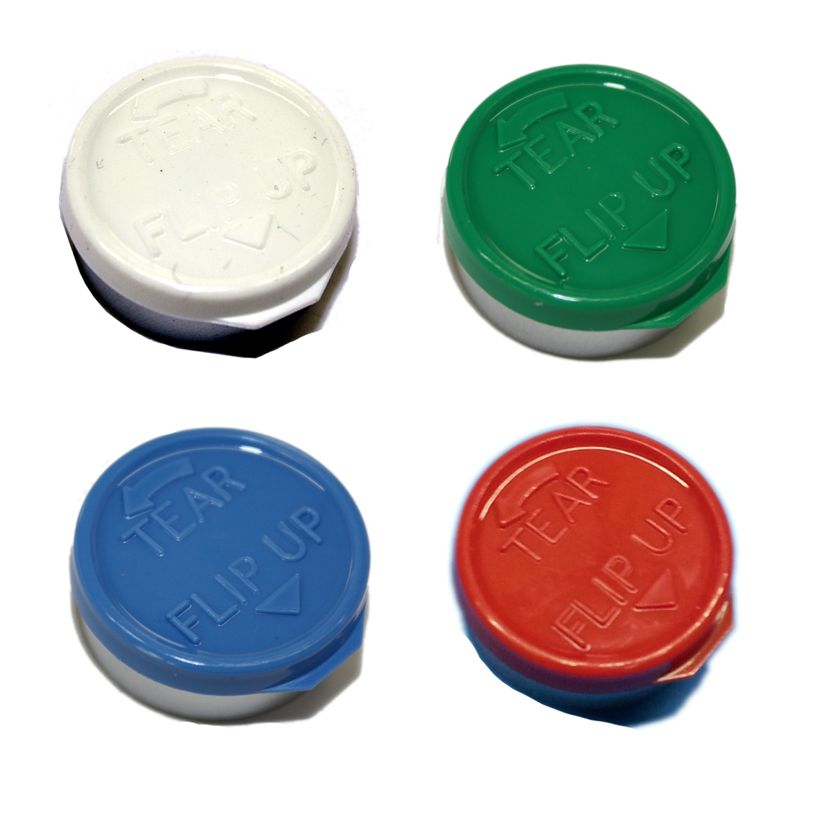 Tear Flip Up Caps / Seals